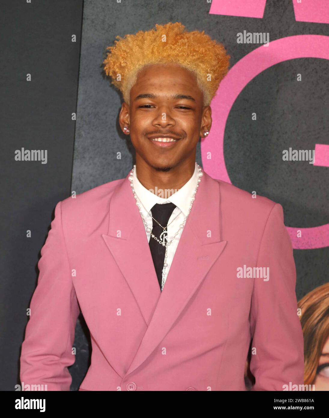 January 8, 2024, New York, New York, USA: Actor JORDAN GALLIMORE seen ...