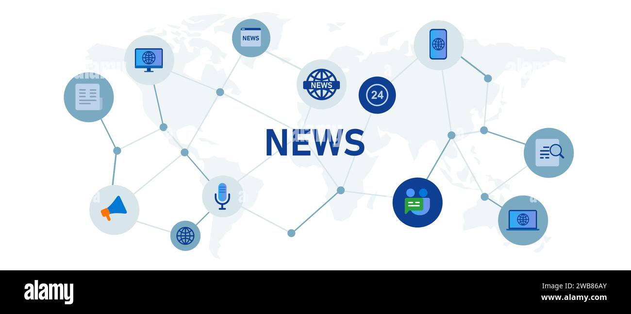 news report information about facts in the world with newspaper ...