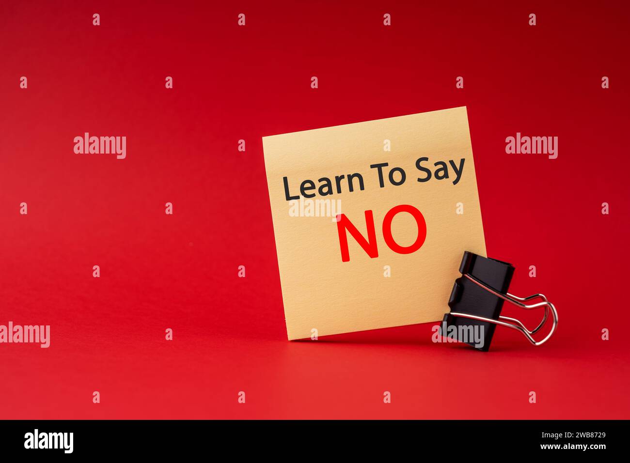 Learn to say no hi-res stock photography and images - Alamy