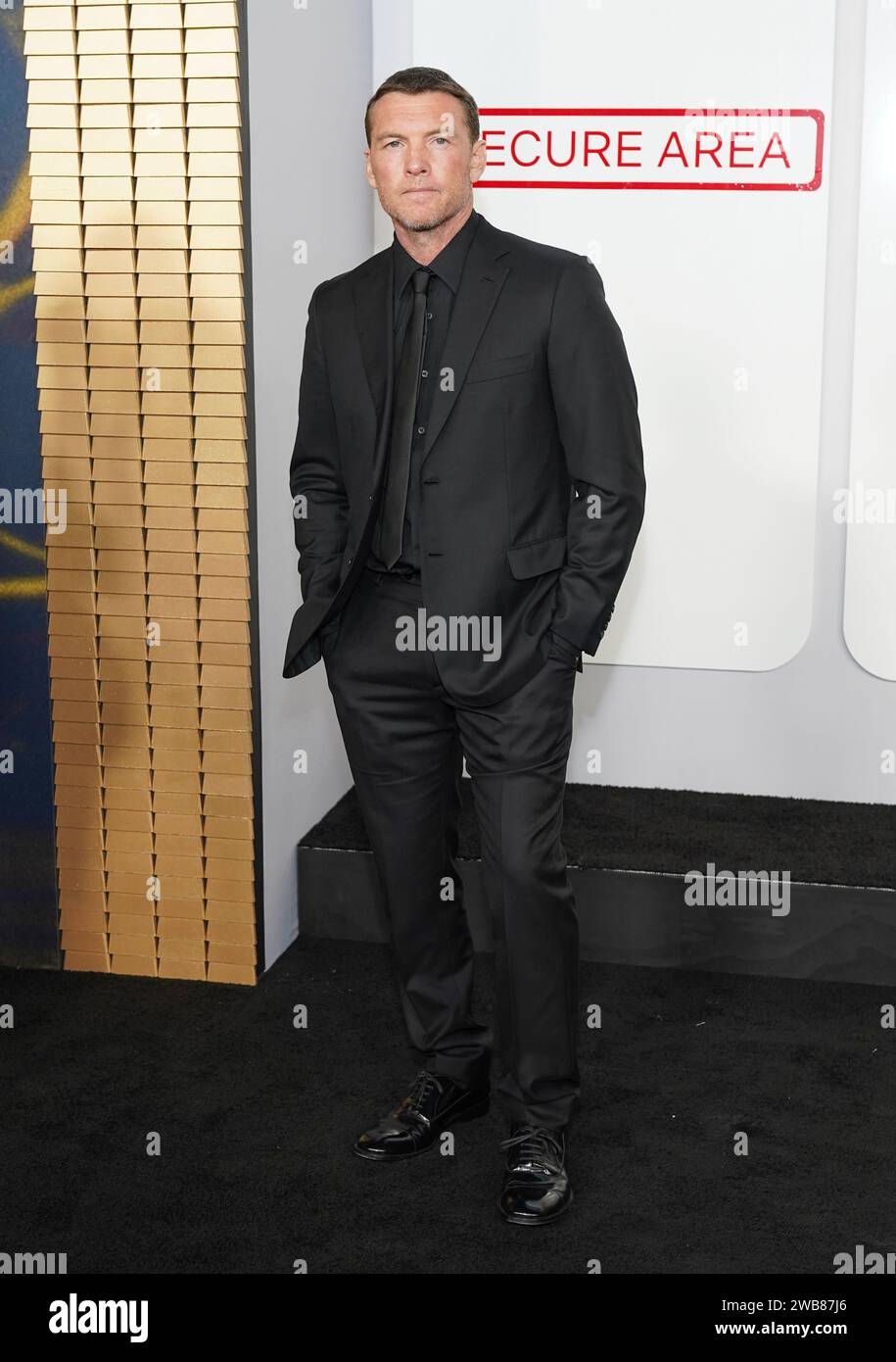 New York, United States. 08th Jan, 2024. Sam Worthington is attending ...