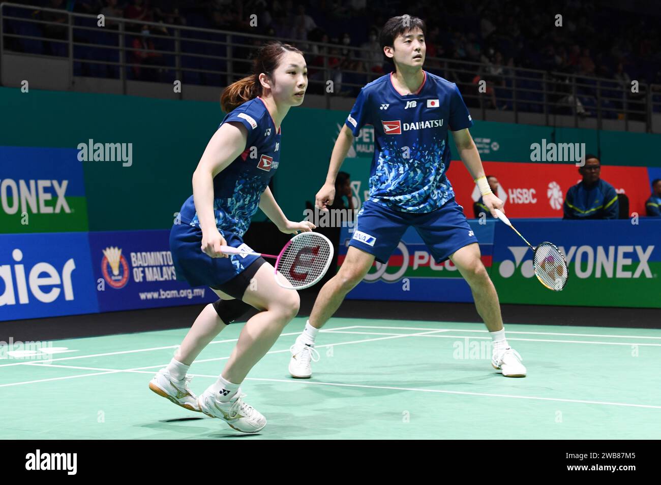 Axiata Arena, Kuala Lumpur, Malaysia. 9th Jan, 2024. Yuki Kaneko (JPN), Misaki Matsutomo (JPN ...
