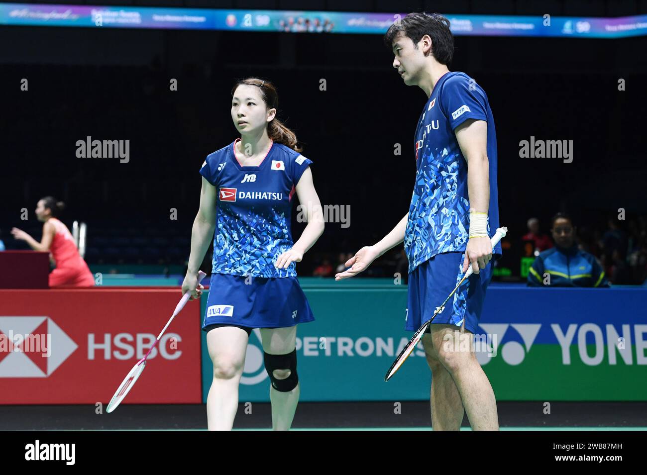 Axiata Arena, Kuala Lumpur, Malaysia. 9th Jan, 2024. Yuki Kaneko (JPN), Misaki Matsutomo (JPN ...