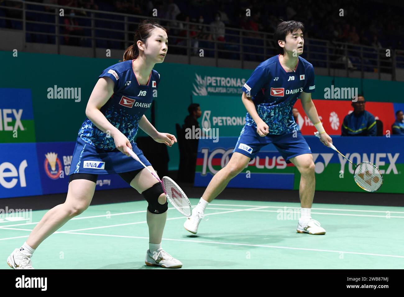 Axiata Arena, Kuala Lumpur, Malaysia. 9th Jan, 2024. Yuki Kaneko (JPN), Misaki Matsutomo (JPN ...