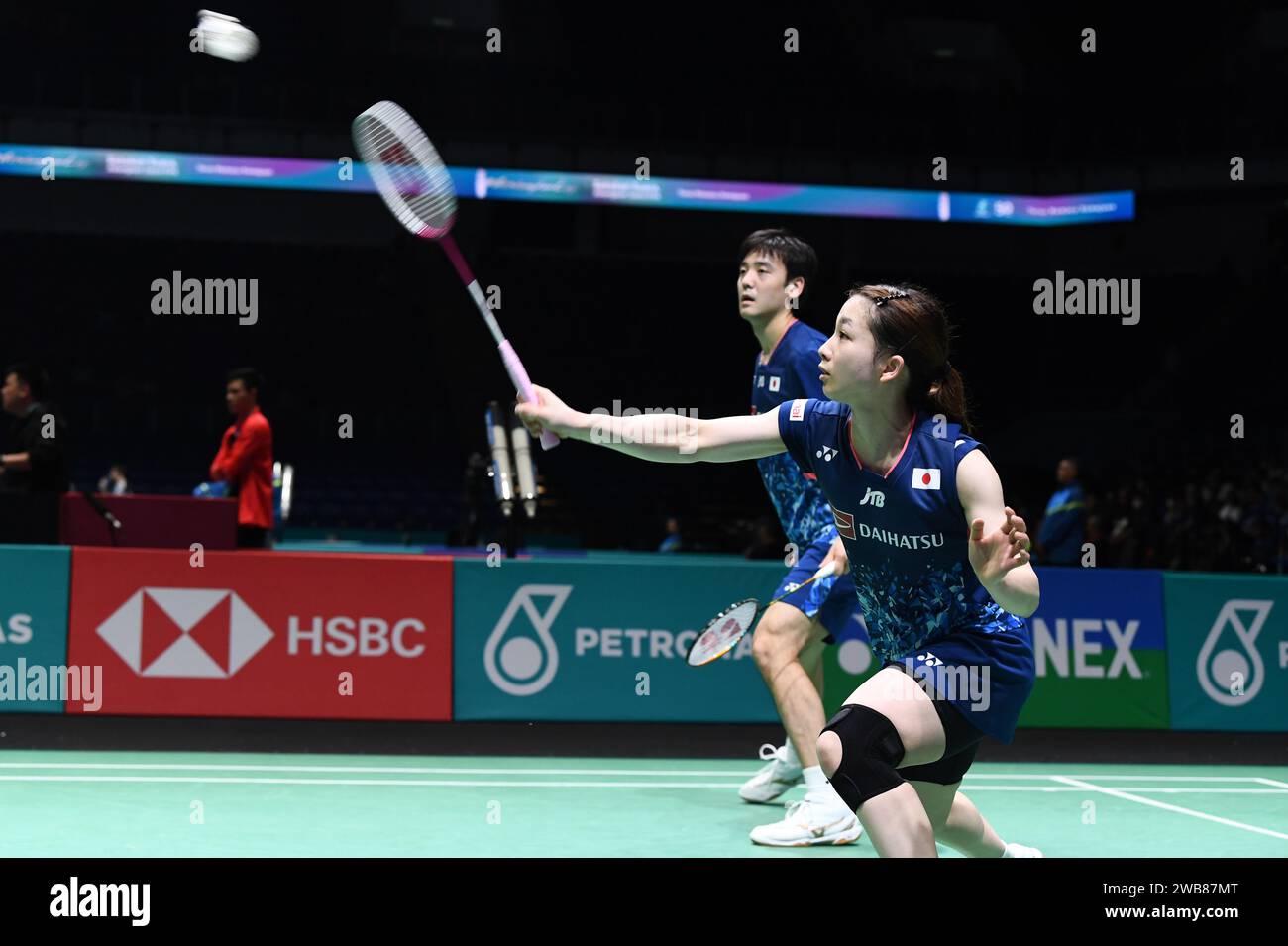 Axiata Arena, Kuala Lumpur, Malaysia. 9th Jan, 2024. Yuki Kaneko (JPN), Misaki Matsutomo (JPN ...