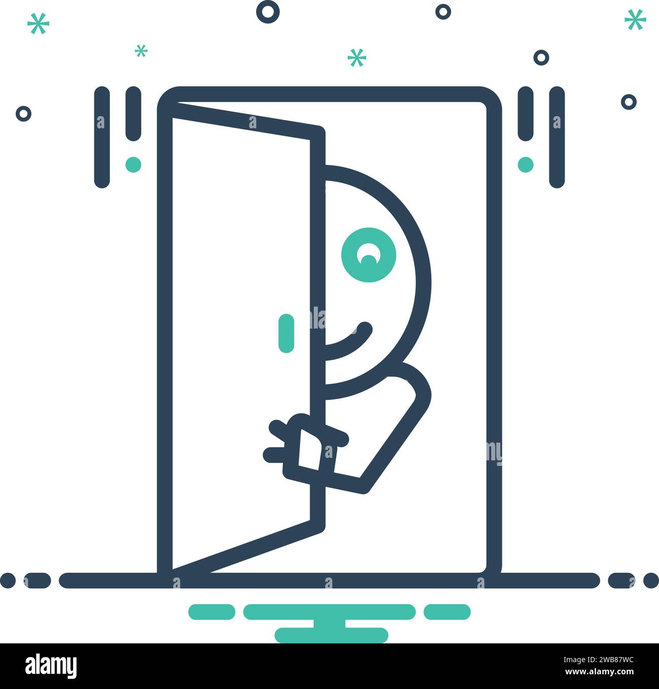 Icon for Peek,peep Stock Vector Image & Art - Alamy