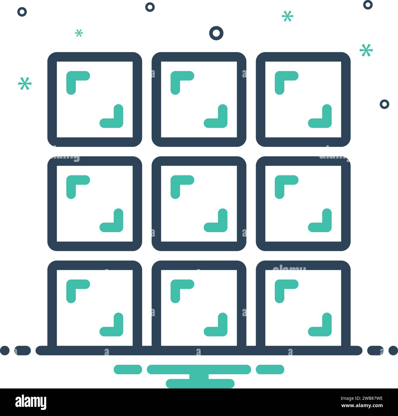 Grid view Stock Vector Images - Alamy