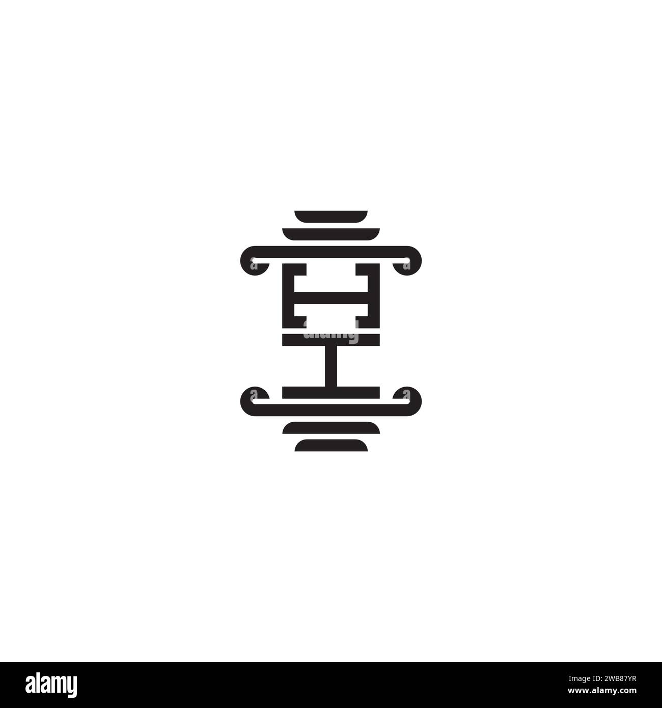 History symbol hi Stock Vector Images - Alamy