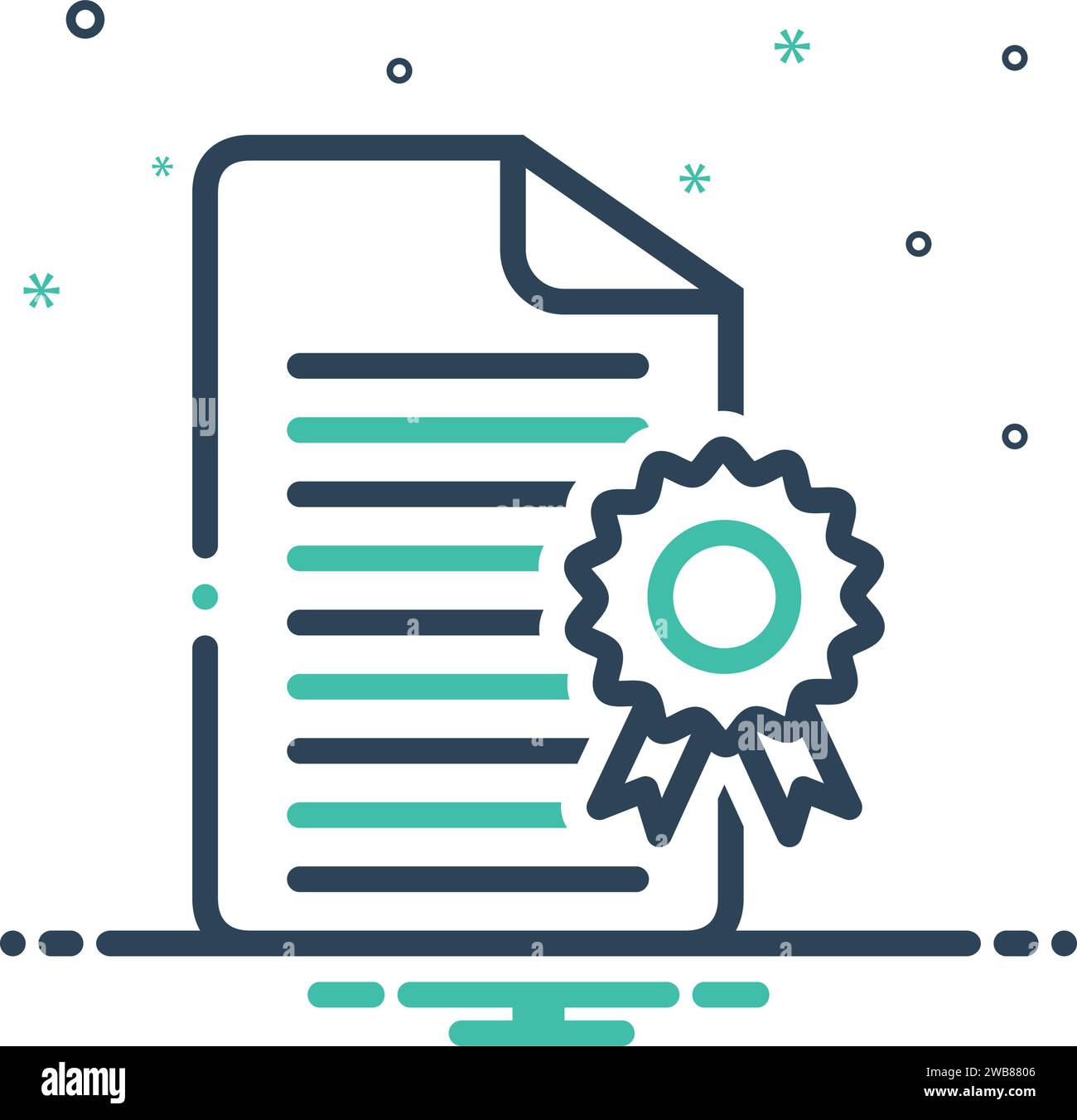 Icon for Licensing,certificates Stock Vector Image & Art - Alamy