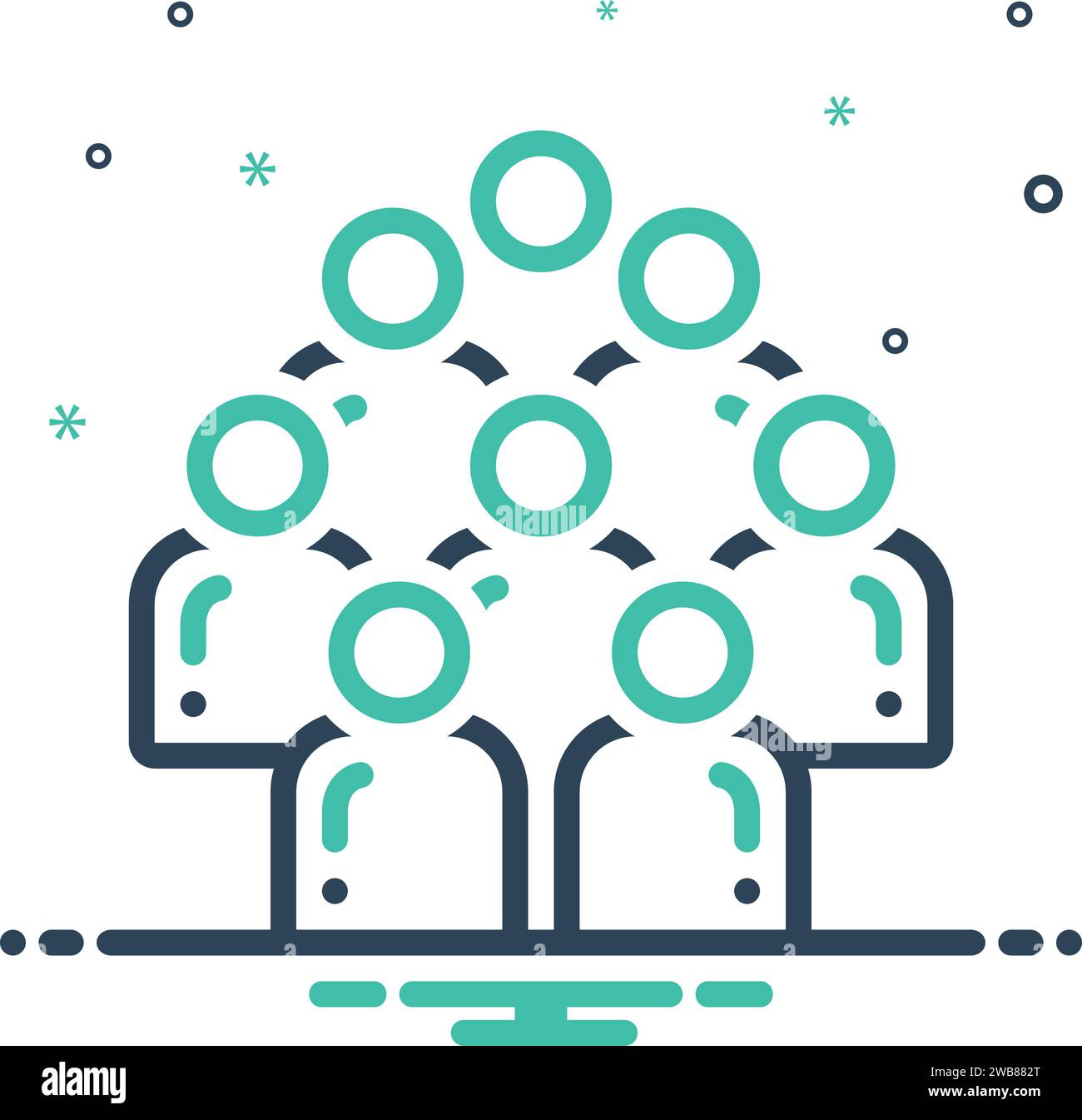 Icon for Multitude, crowd Stock Vector Image & Art - Alamy