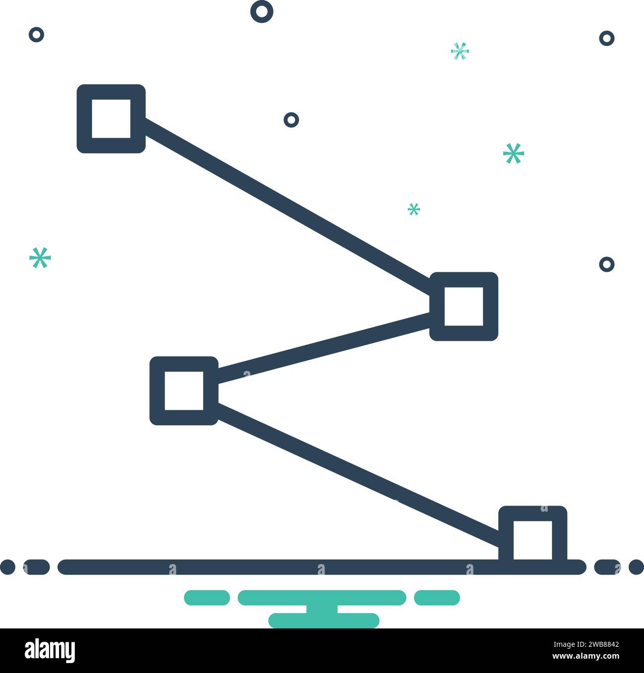 Icon for Path,way Stock Vector Image & Art - Alamy