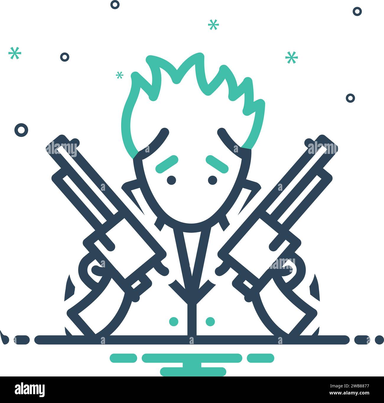 Highwayman gun Stock Vector Images - Alamy