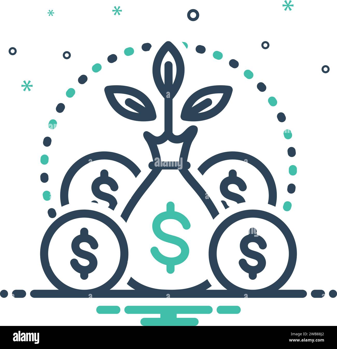 Profitability icon hi-res stock photography and images - Alamy