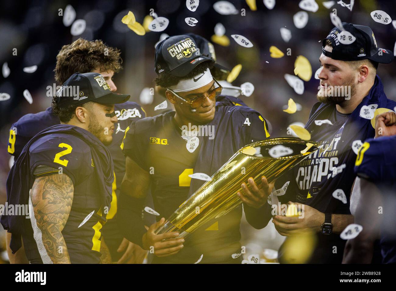 Houston, Texas, USA. 08th Jan, 2024. Michigan defensive back Will ...