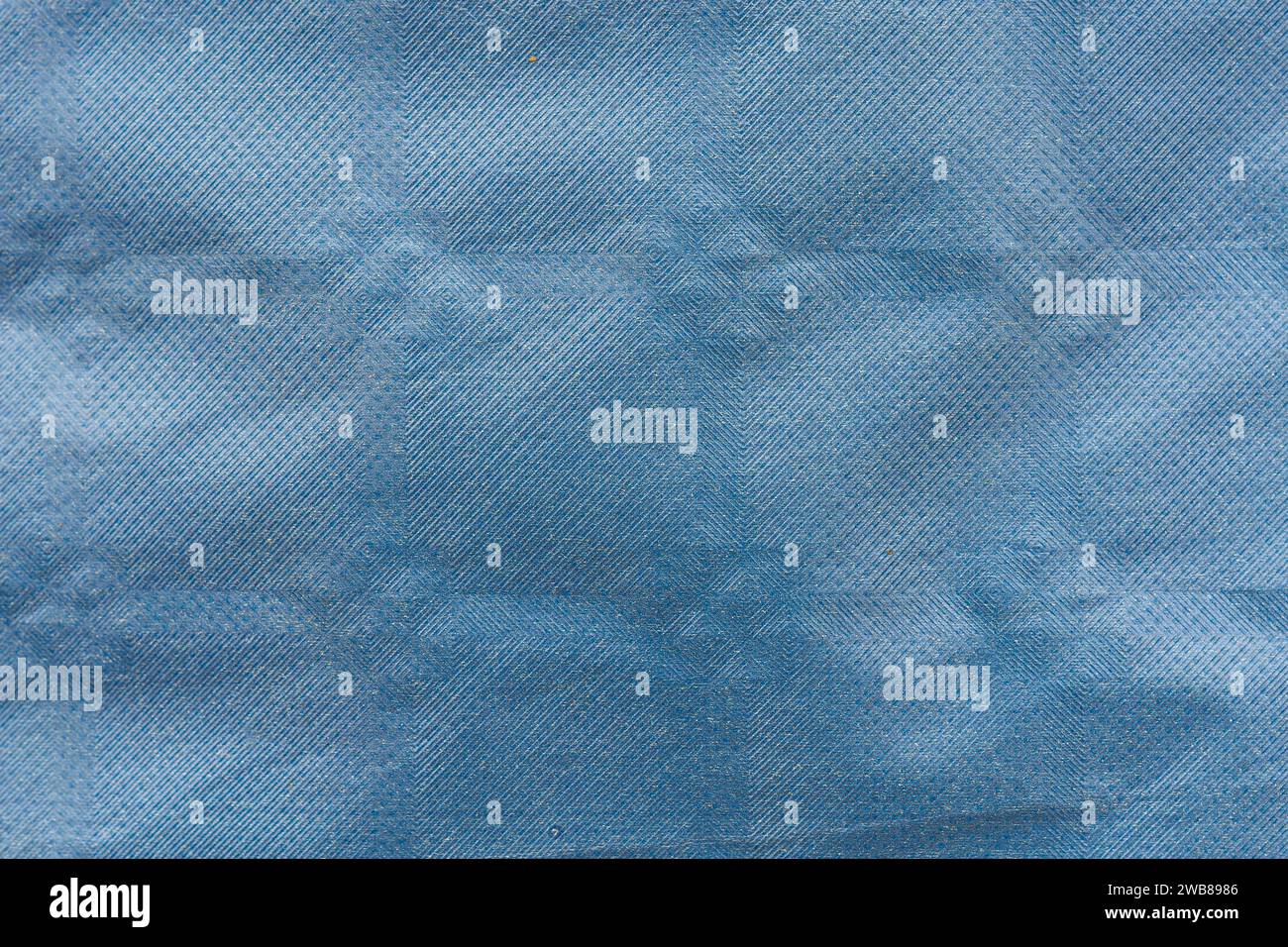 A macro shot of a pale blue fabric featuring an intricate pattern of ...