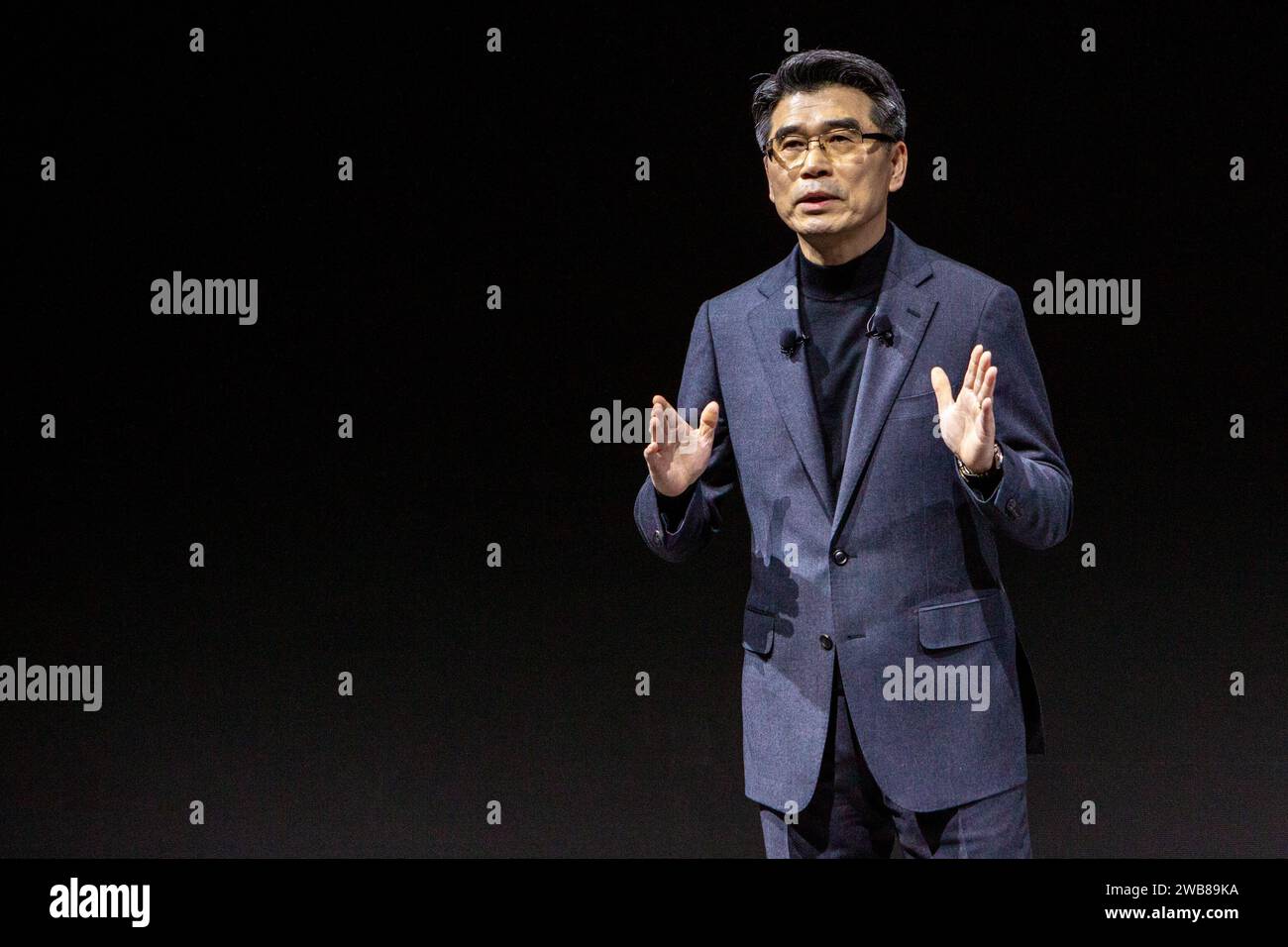 Las Vegas, USA. 08th Jan, 2024. Ho Sung Song, President & CEO of Kia ...