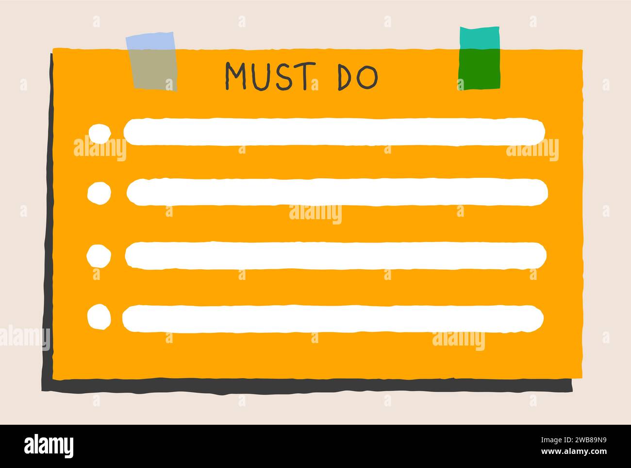 Taped paper vector vectors hi-res stock photography and images - Alamy