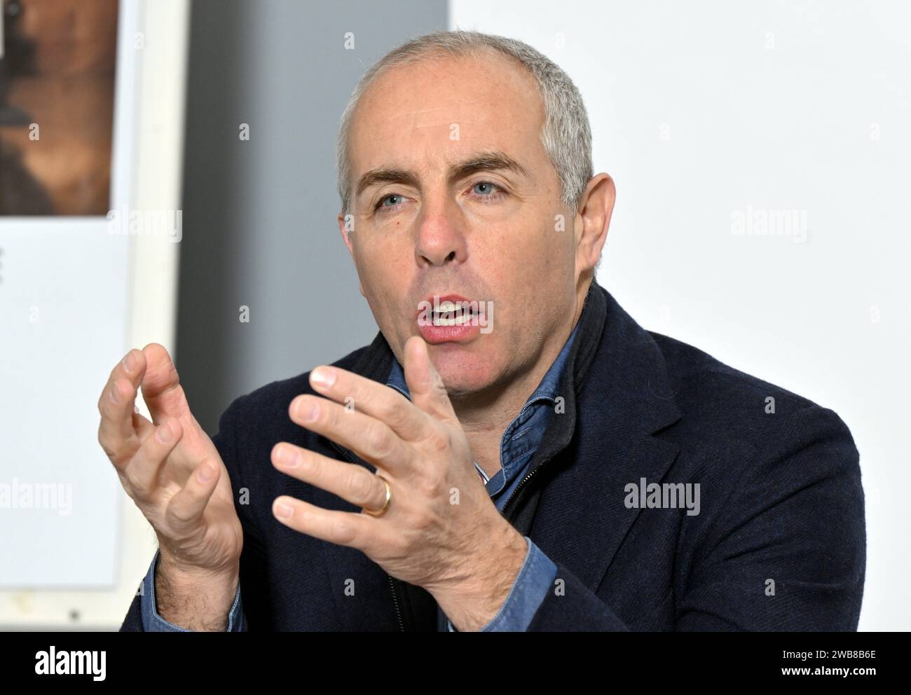 Louvain La Neuve, Belgium. 09th Jan, 2024. Christophe Dister pictured ...