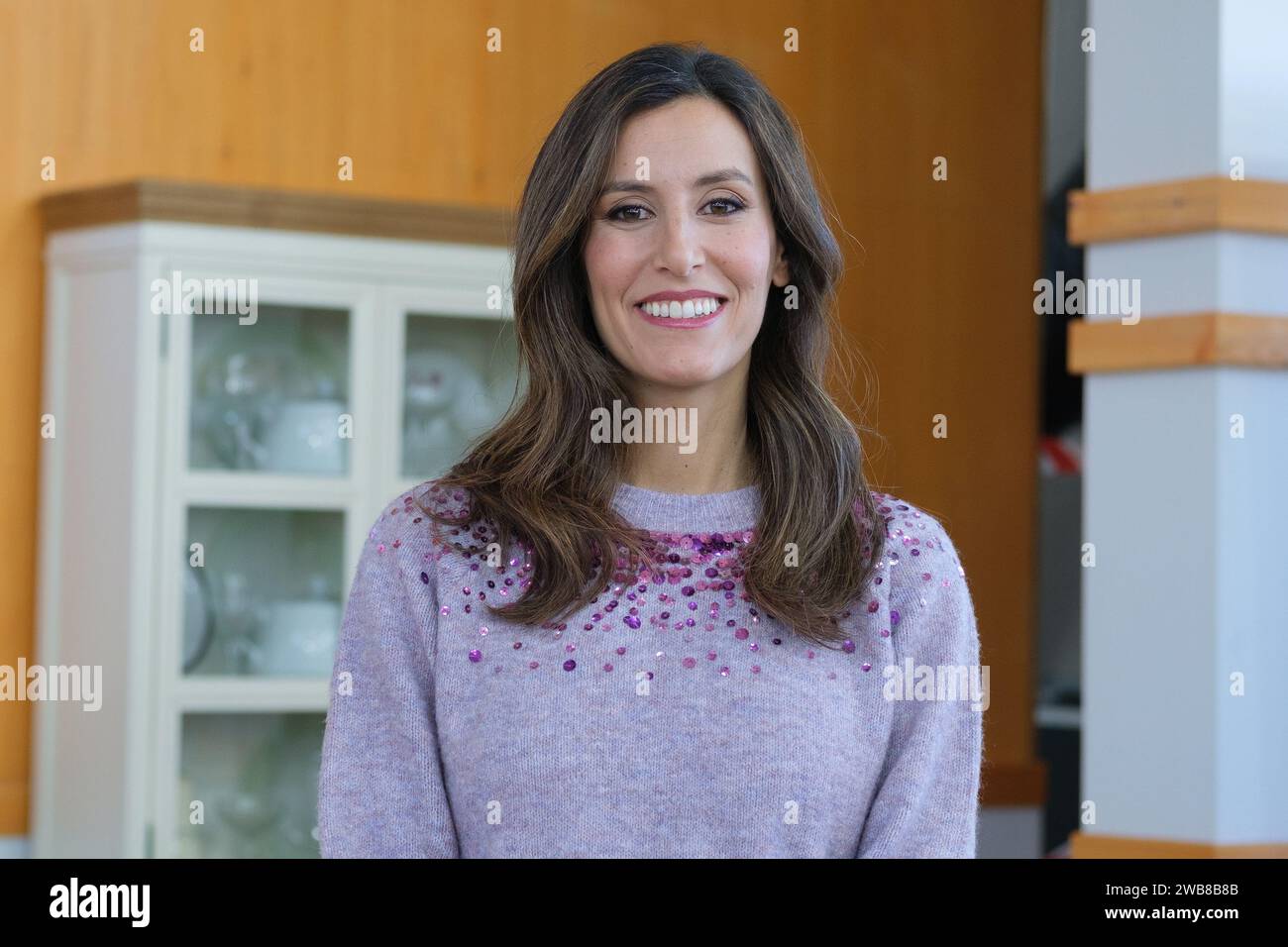 Ana Boyer attends the 'Bake Off, Famosos Al Horno' Tv show presentation ...