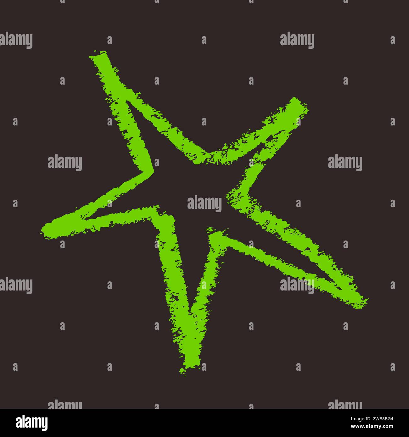 Simple star drawn with crayons Stock Vector Image & Art - Alamy