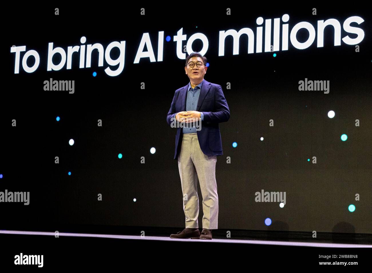 Las Vegas, USA. 08th Jan, 2024. JH Han, CEO and Head of Device ...