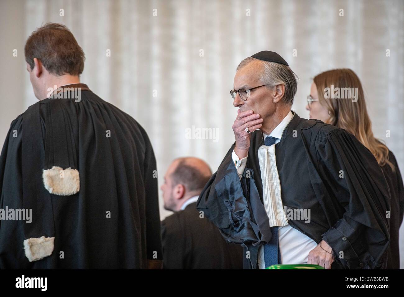 Gent, Belgium. 09th Jan, 2024. Lawyer Hans Rieder is pictured at the ...