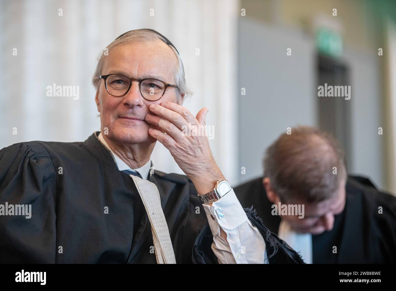 Gent, Belgium. 09th Jan, 2024. Lawyer Hans Rieder is pictured at the ...