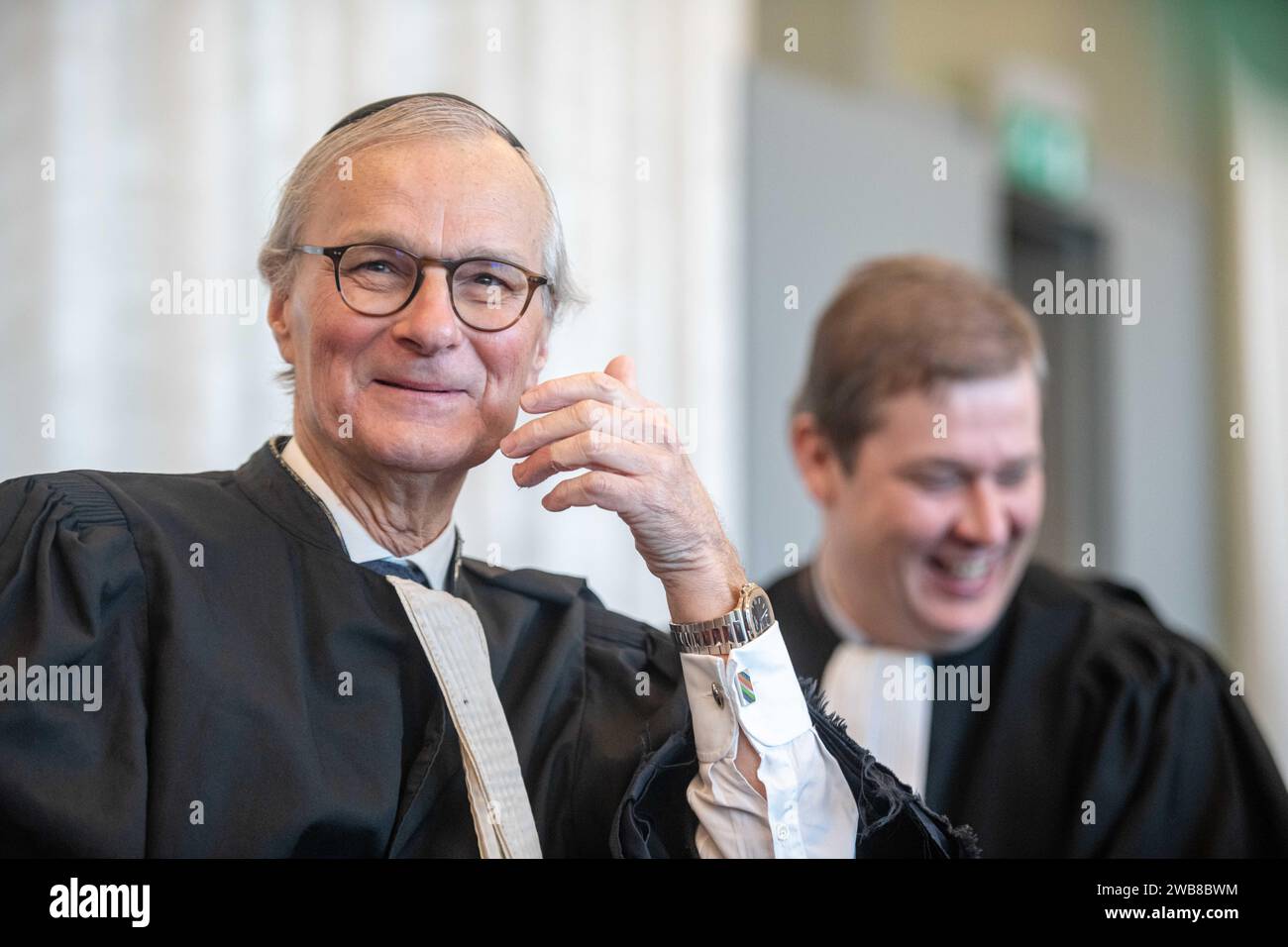Gent, Belgium. 09th Jan, 2024. Lawyer Hans Rieder is pictured at the ...