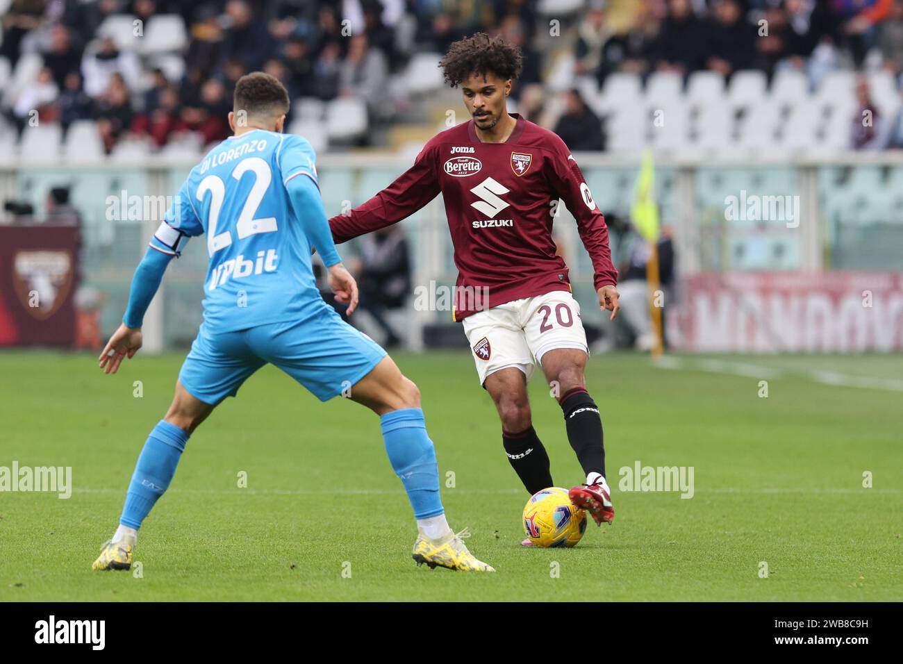 January 7 2024 Turin - Italy - sport, soccer - Fc Torino vs Ssc Napoli ...