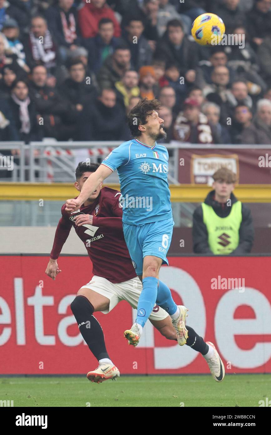 January 7 2024 Turin - Italy - sport, soccer - Fc Torino vs Ssc Napoli ...