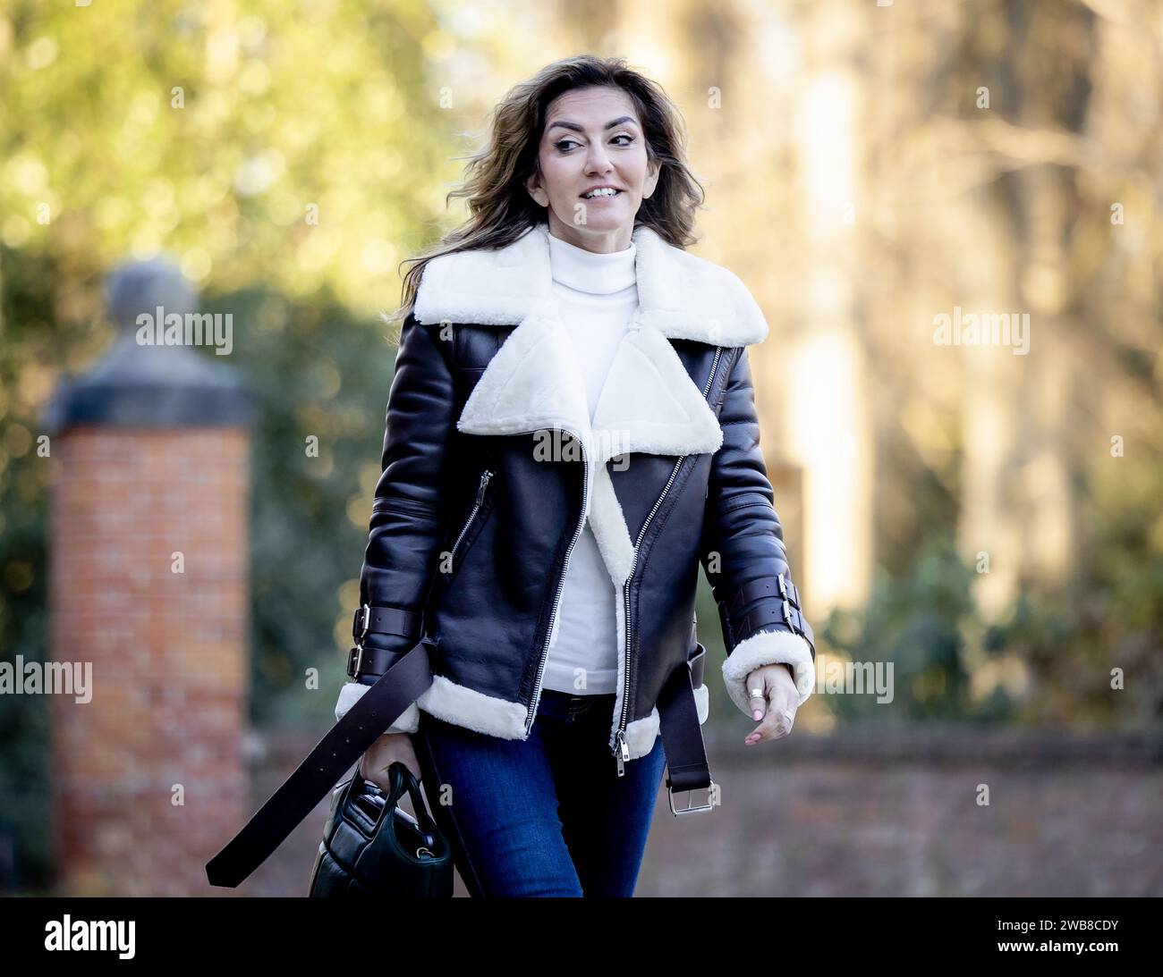 HILVERSUM - Dilan Yesilgoz (VVD) arrives for a conversation with ...