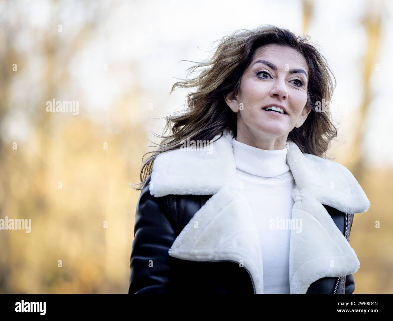 HILVERSUM - Dilan Yesilgoz (VVD) arrives for a conversation with ...