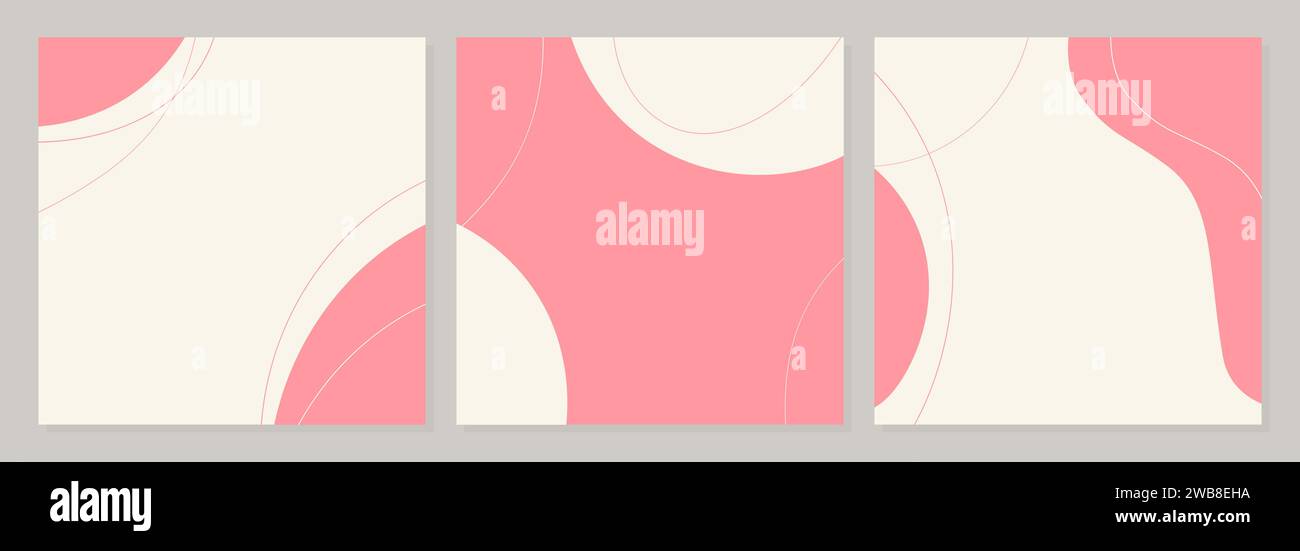 Pink templates valentines day Stock Vector Images - Alamy