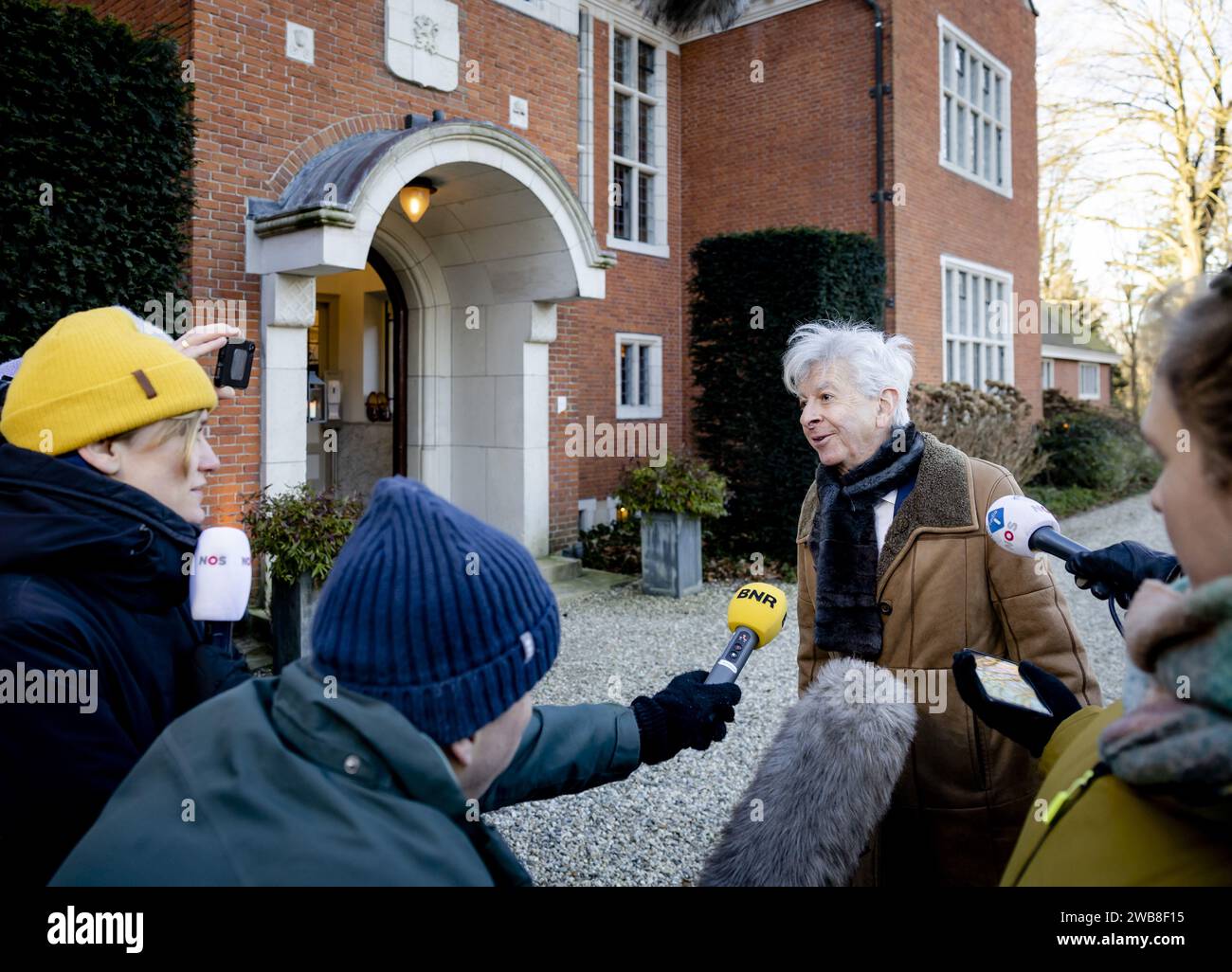 HILVERSUM - Informant Ronald Plasterk arrives for a conversation with ...