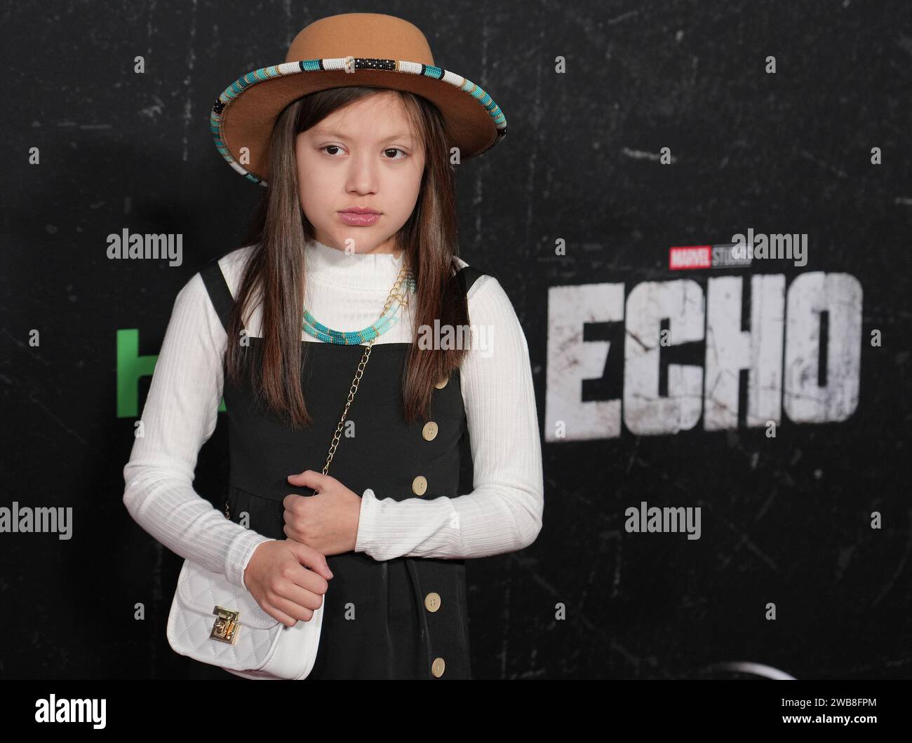 Los Angeles, USA. 10th Dec, 2023. Darnell Besaw arrives at the Marvel ...