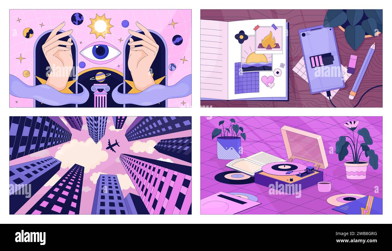 Aesthetic wallpapers Cut Out Stock Images & Pictures - Alamy