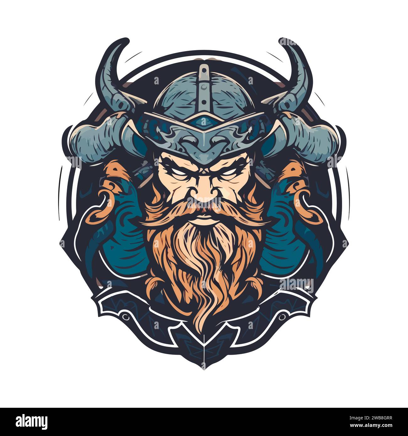 Hockey viking mascot Stock Vector Images - Alamy