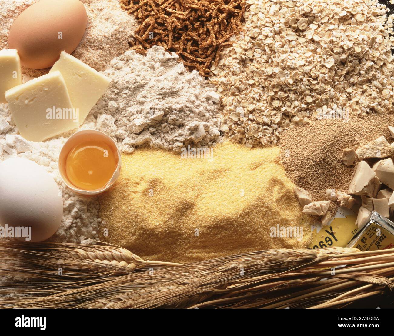 Cake Baking Ingredients - Studio Photography Setup Stock Photo - Alamy
