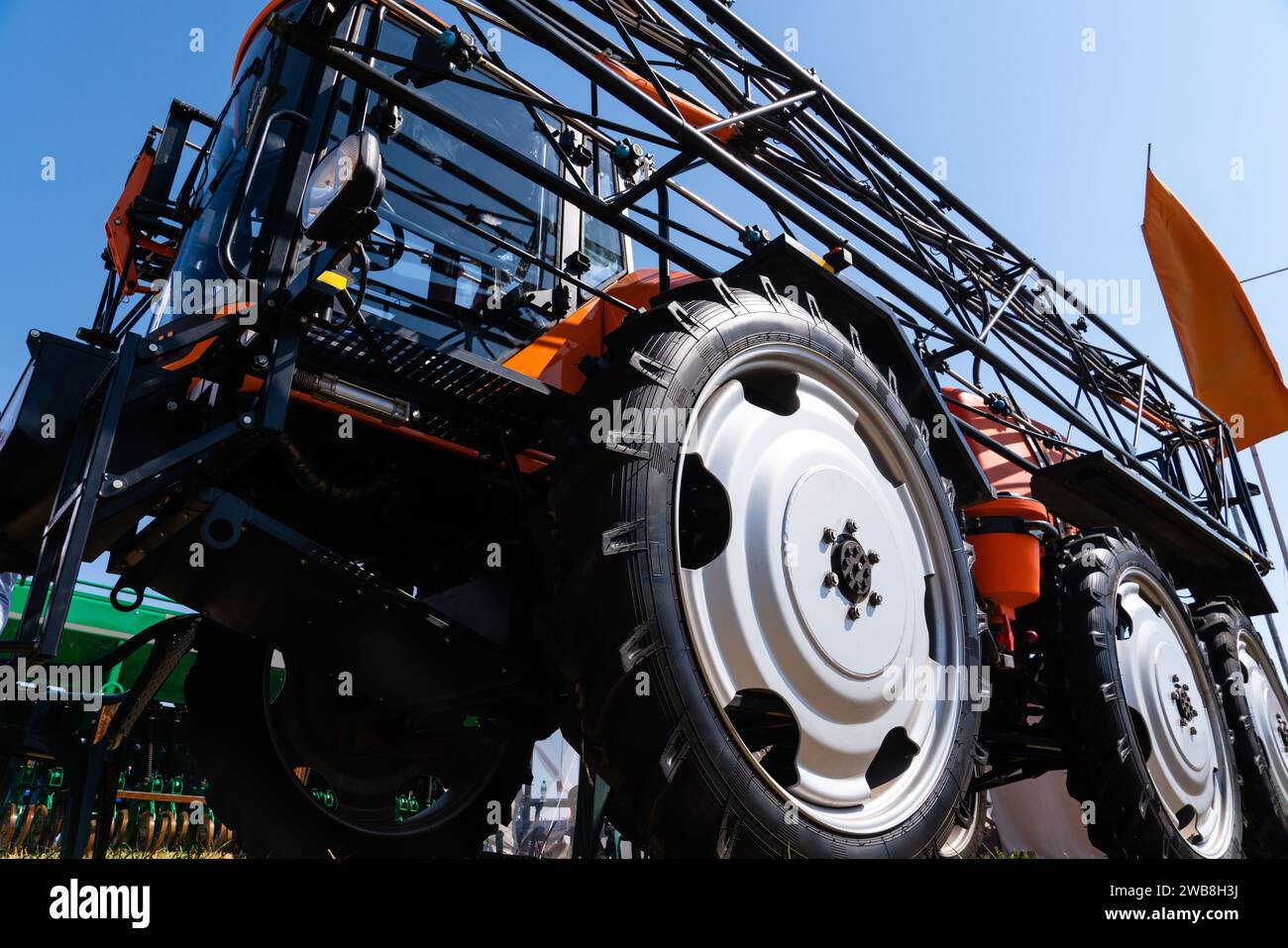 Machine for spraying pesticides and herbicides Stock Photo - Alamy