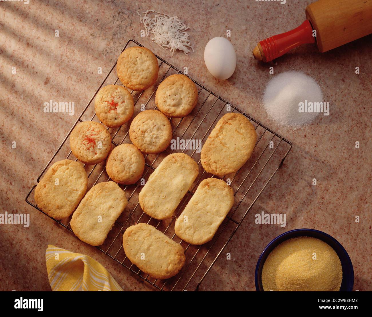Cookies on Baking Tray - Studio Photography Setup Stock Photo - Alamy