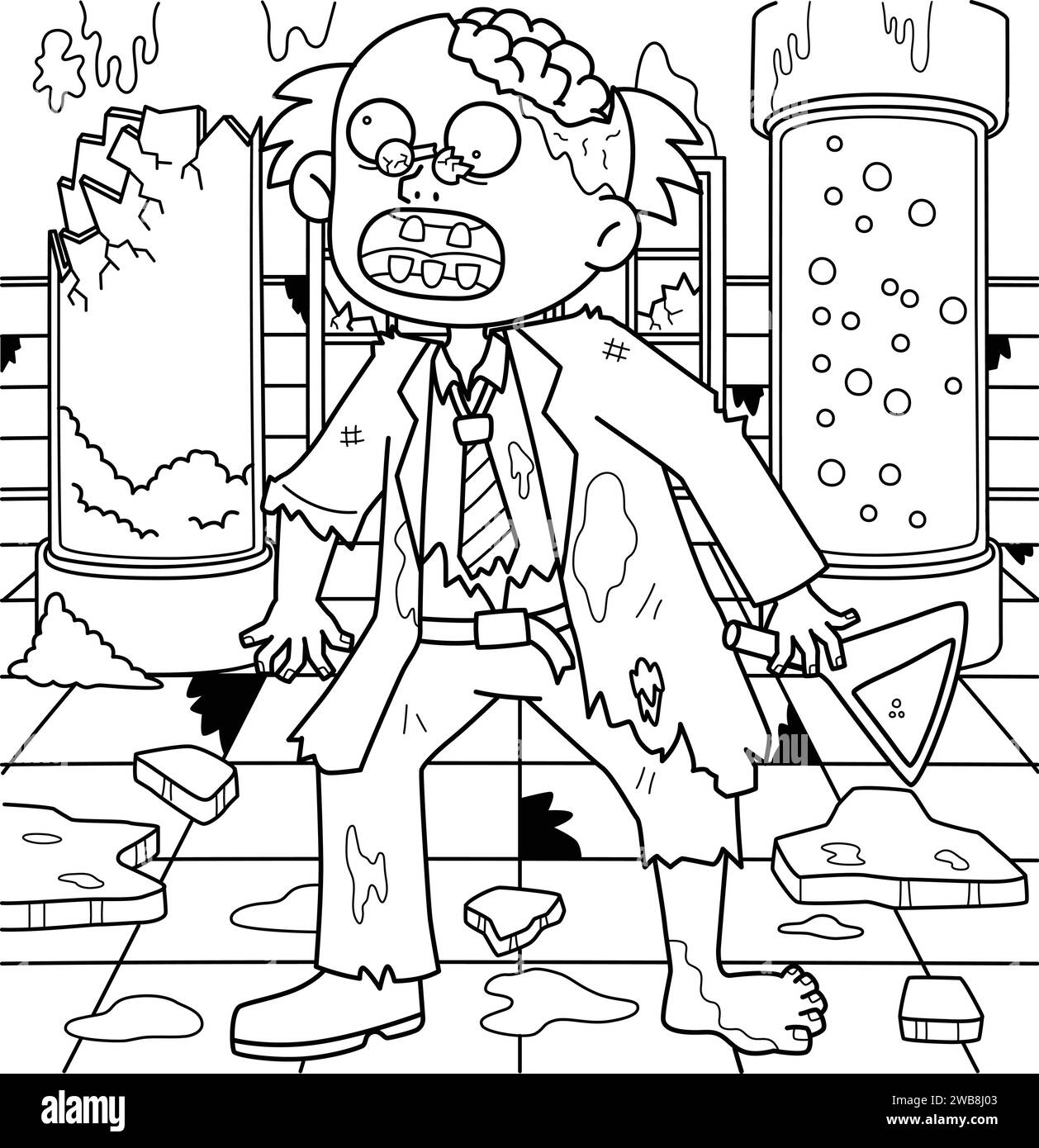 Scientist silhouette Black and White Stock Photos & Images - Alamy