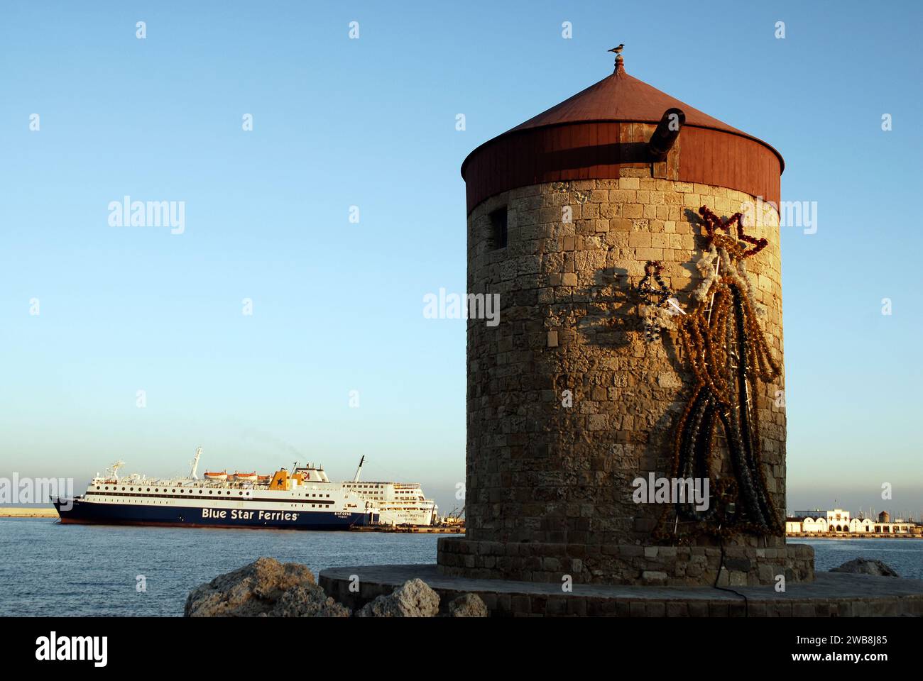 Greece, Rhodes island Rhodes city, mandraki area Stock Photo - Alamy