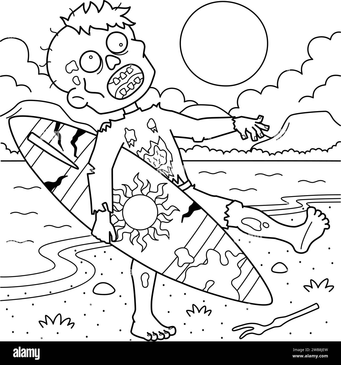 Zombie surfer hi-res stock photography and images - Alamy