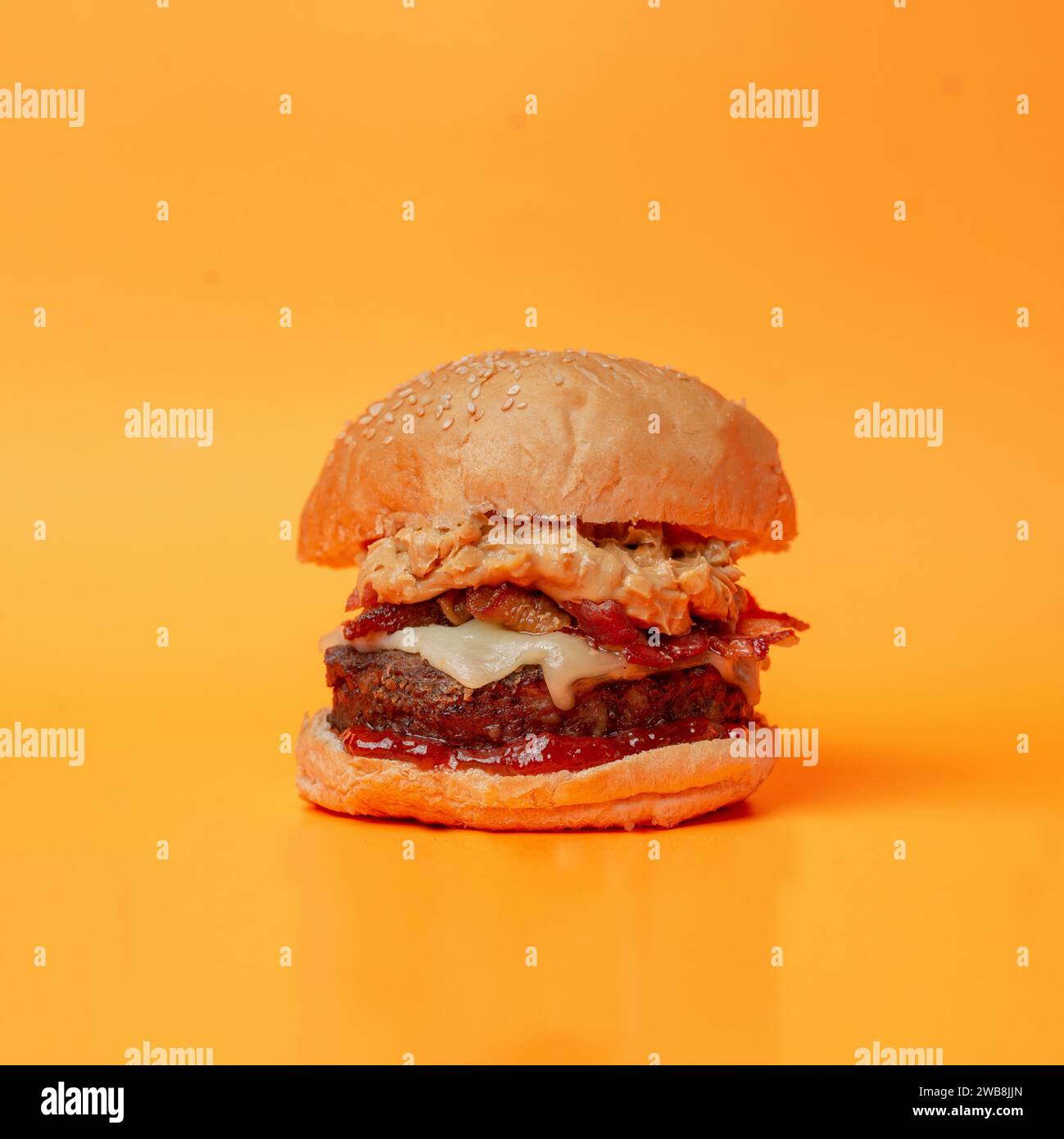 Mouthwatering burger hi-res stock photography and images - Alamy