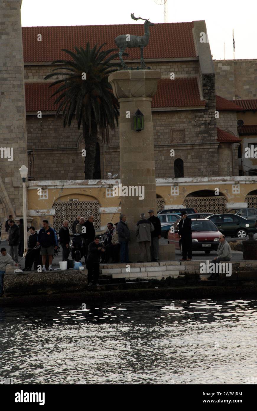 Greece, Rhodes island Rhodes city, mandraki area Stock Photo - Alamy