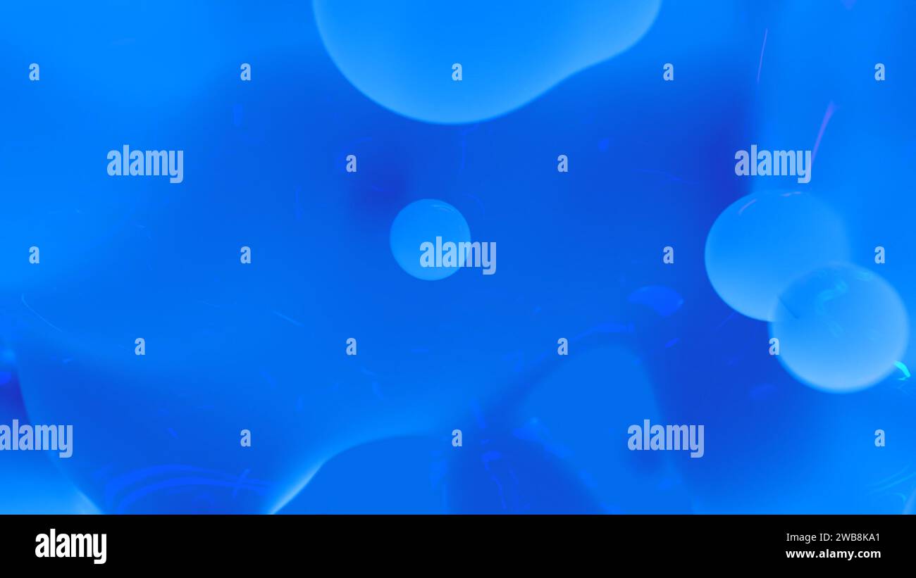 light blue slime wax elements bg - abstract 3D illustration Stock Photo ...