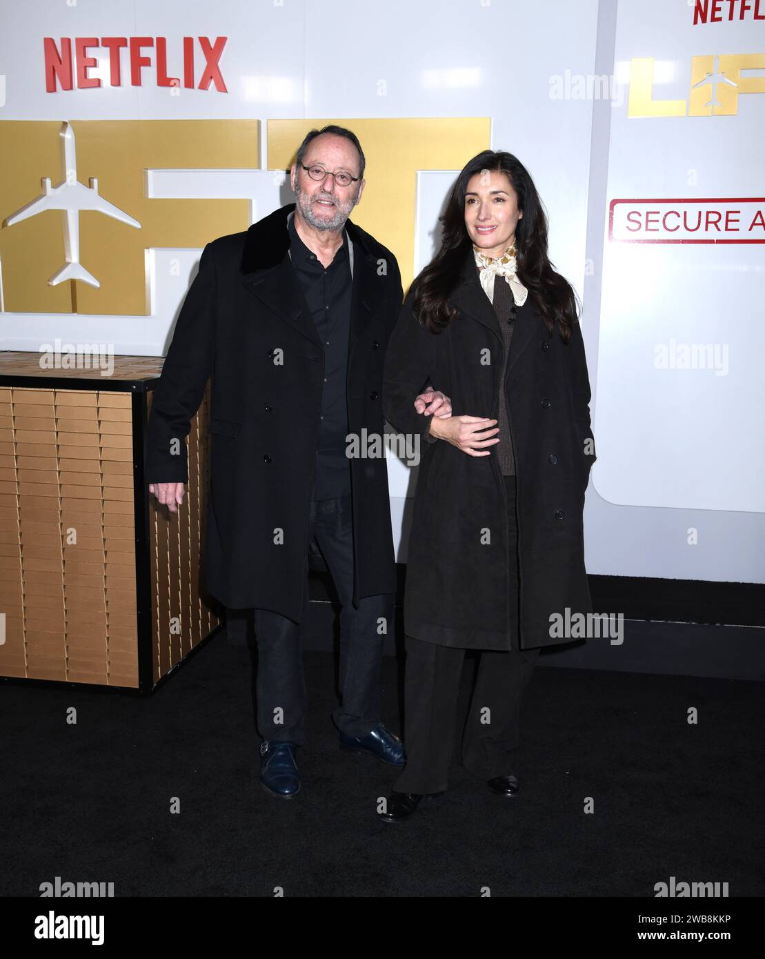 January 8, 2024, New York, New York, Usa: Jean Reno and Zofia Borucka ...