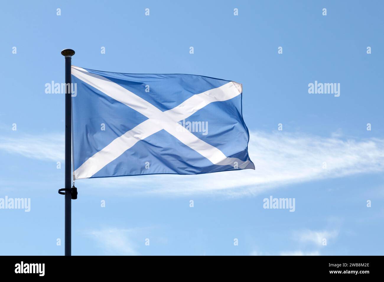 Scottish saltire flag hi-res stock photography and images - Alamy