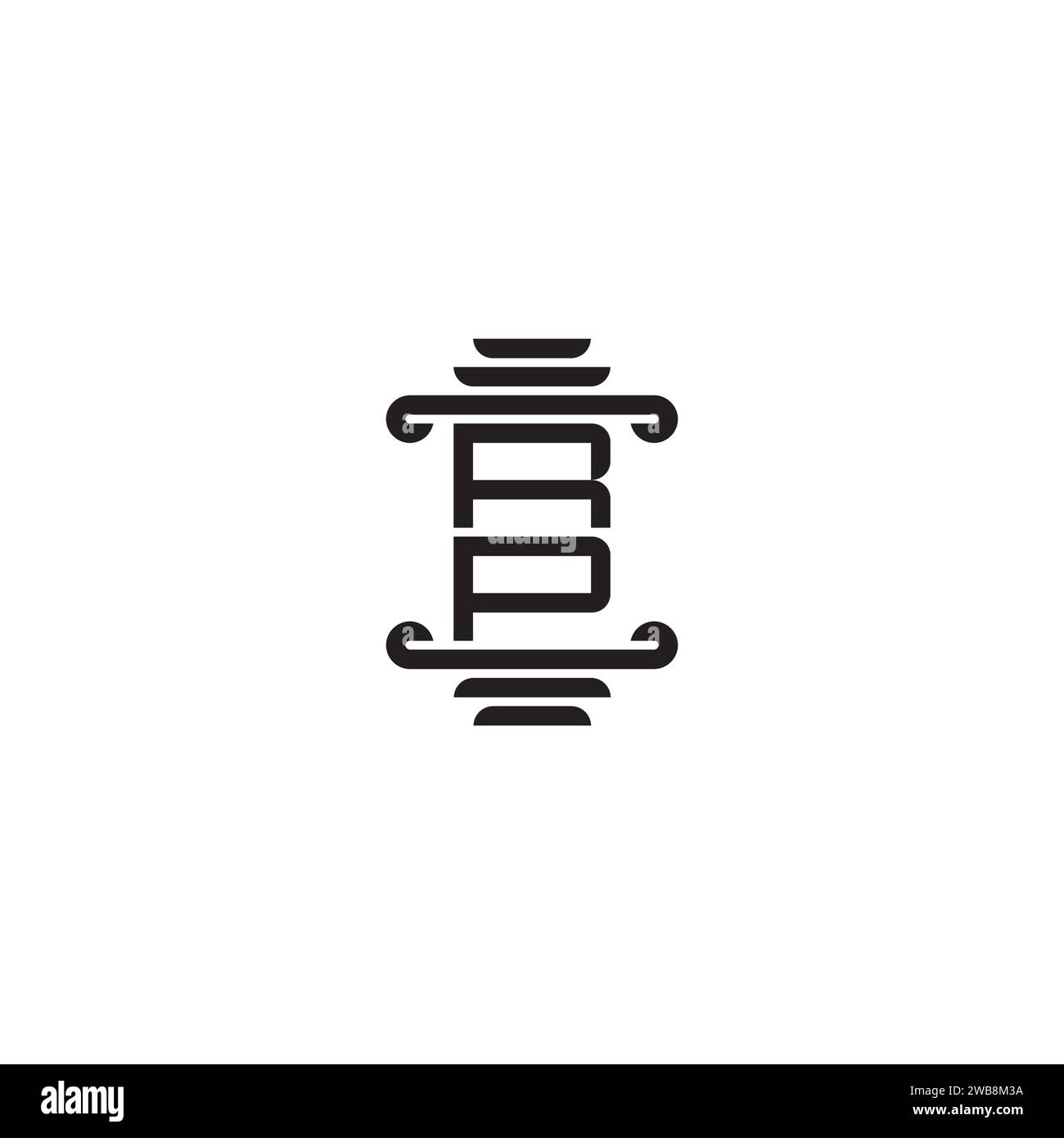 Letter rp vector vectors hi-res stock photography and images - Alamy