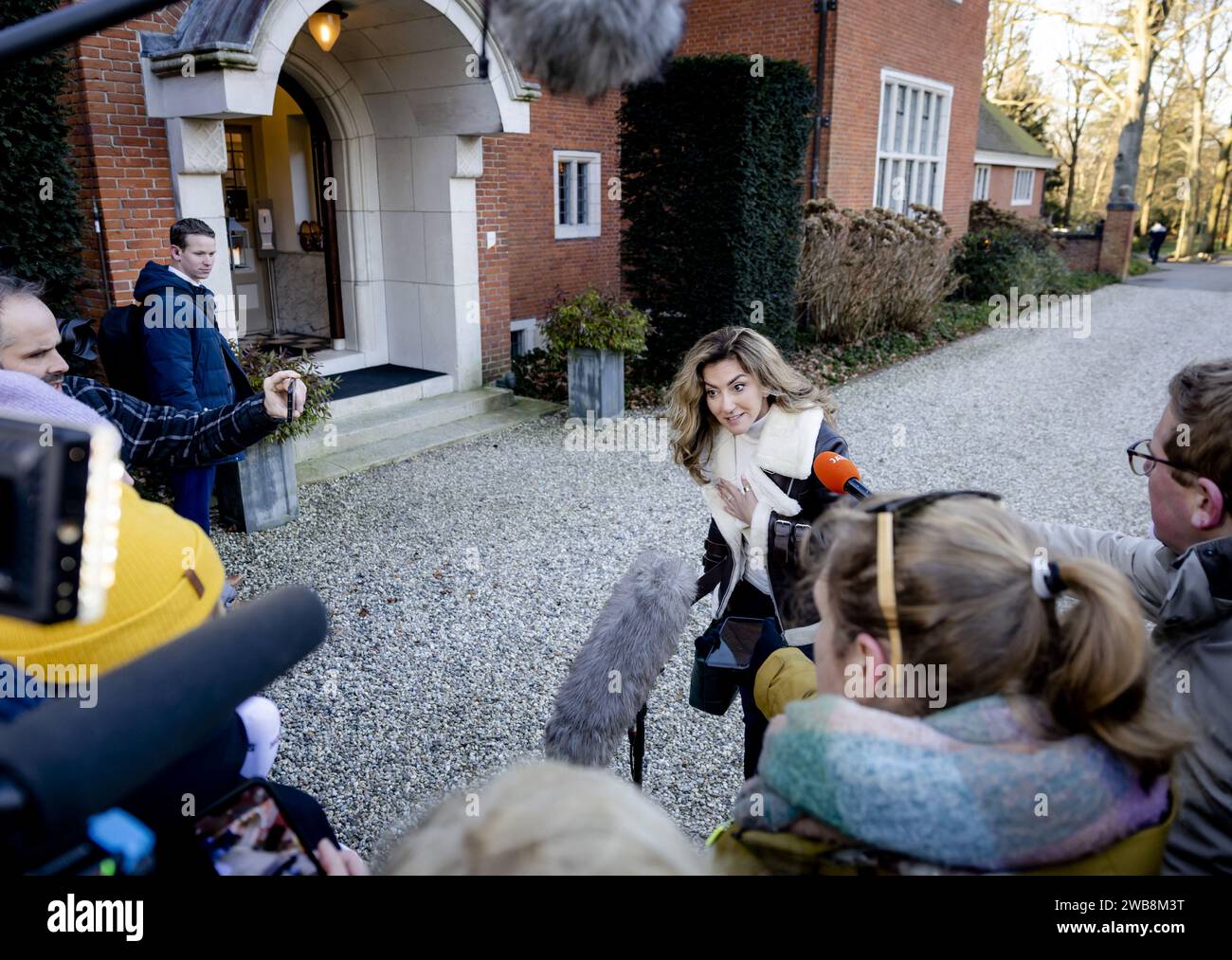 HILVERSUM - Dilan Yesilgoz (VVD) arrives for a conversation with ...