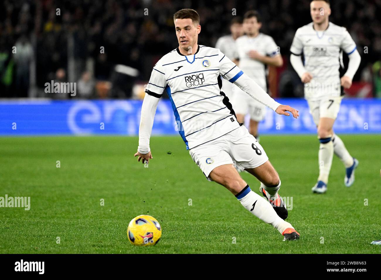 Mario Pasalic of Atalanta BC in action during the Serie A football ...